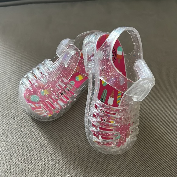 wonder nation | Shoes | Wonder Nation Silicon Jelly Sandals Clear ...